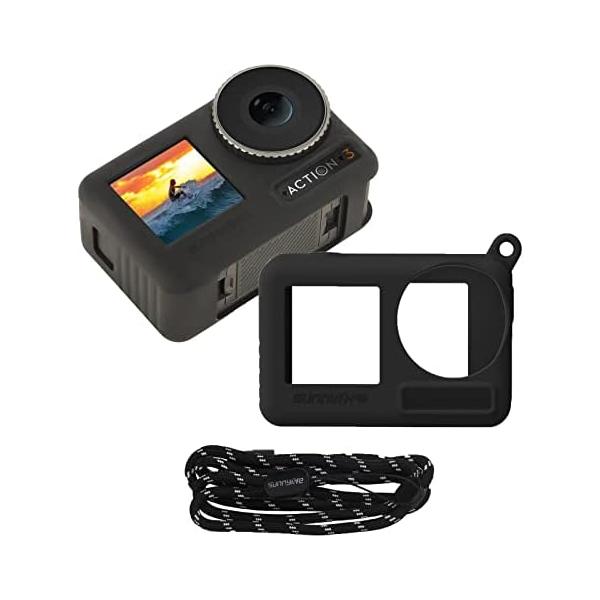 DJI OSMO ACTION 4およびACTION 3に対応したシリコン製の保護ケースです。レンズキャップと調節可能なストラップが付属します。高品質シリコン素材を使用し、衝撃吸収と柔軟性に優れています。精密設計により、カメラのポートやボタ...
