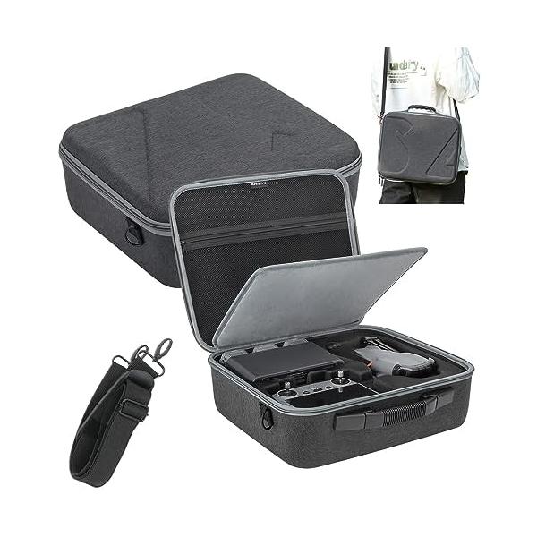 DJI AIR 3S/AIR 3専用の防塵・防衝撃収納ケースです。軽量で持ち運びしやすいポータブルデザインです。1:1金型開口部で本体をスムーズに収納できます。内側はスエード裏地を使用し、傷防止に配慮しています。カラビナ付きでバックパックへ...
