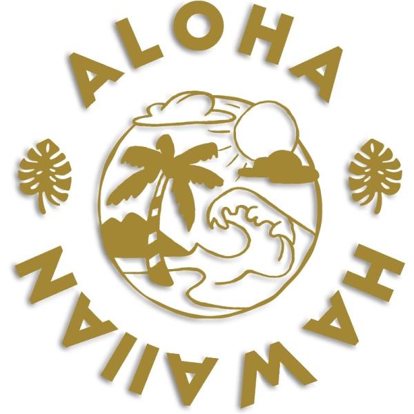 ハワイをモチーフにした耐久性のある防水ステッカーです。サーフィンや海の波など南国ムードのデザインで、様々なアイテムに貼ってお楽しみいただけます。耐候性ビニール素材で防水加工されており、屋外使用にも適しています。再剥離式の糊で貼り付け位置の調...