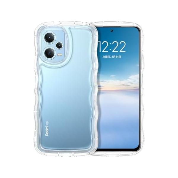 Redmi Note 13Pro 5G専用のクリアなTPUケースです。ウェーブ状の縁デザインが特徴です。耐衝撃性に優れたTPUとシリコン素材を使用しています。超軽量で薄型、ワイヤレス充電にも対応しています。握りやすい形状です。サイズは手作業...
