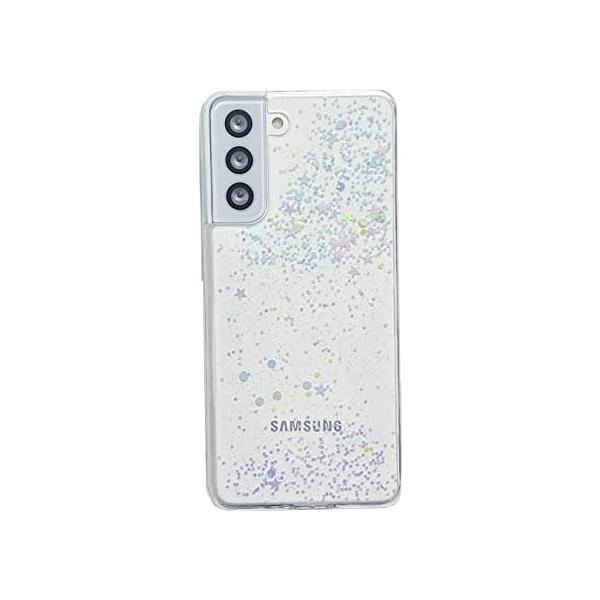 Samsung Galaxy S20 FEに対応した、キラキラスパンコールデザインのクリアケースです。薄型で柔らかいソフトシリコン素材を使用し、防塵と耐衝撃性能を備えています。素材は高品質TPUシリコンです。サイズは約幅7.5cm×高さ14...