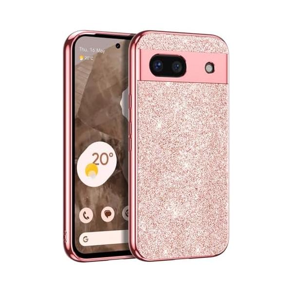 Google Pixel 8aに対応した、キラキラ光るグリッター加工のスマホケースです。耐衝撃性に優れたTPU素材を使用し、薄型・軽量設計です。ワイヤレス充電に対応しており、ストラップホールが付いています。サイズは手作業のため誤差が生じる場...