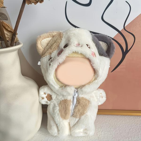 柔らかい素材で作られた子供用の動物モチーフスーツです。ハロウィンやクリスマスのコスプレパーティー、ギフトに適しています。キツネ、ニワトリ、子猫などの柄があります。素材は柔らかいポリエステル混紡で通気性に優れています。6.69インチのドールに...