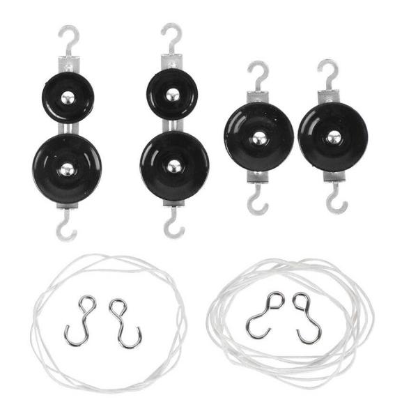 物理力学の実験に適した滑車のデモンストレーションセットです。シングル滑車とダブル滑車が含まれ、力の伝達やつり合いを学べます。金属とプラスチック製で、組立が簡単です。学校教育から家庭学習までの幅広い用途に対応しています。撮影環境やモニターによ...