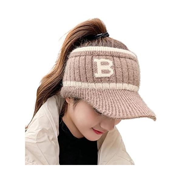 つば付きのレディース向けニット帽です。伸縮性のあるウール素材で、防寒と保温性に優れています。フリーサイズでフィット感があり、通勤や通学、ゴルフやスポーツなど幅広いシーンでご使用いただけます。つばが日差しやスッピンをカバーします。サイズは手作...
