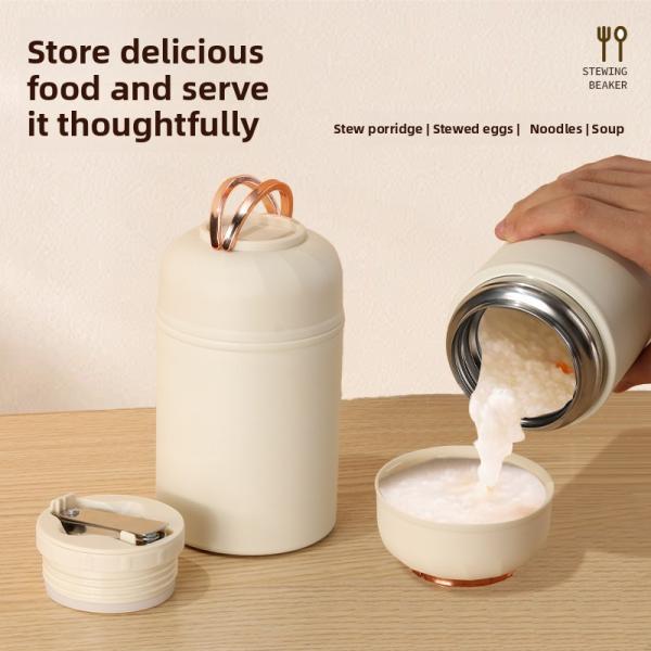 高品質な316ステンレス鋼を採用したポータブル真空断熱圧力鍋です。調理から保温、携帯まで1台で完結する多機能設計で、オフィスやキャンプなどさまざまなシーンでご使用いただけます。圧力調理、炊飯、スープ作り、保温が可能です。真空断熱構造により長...