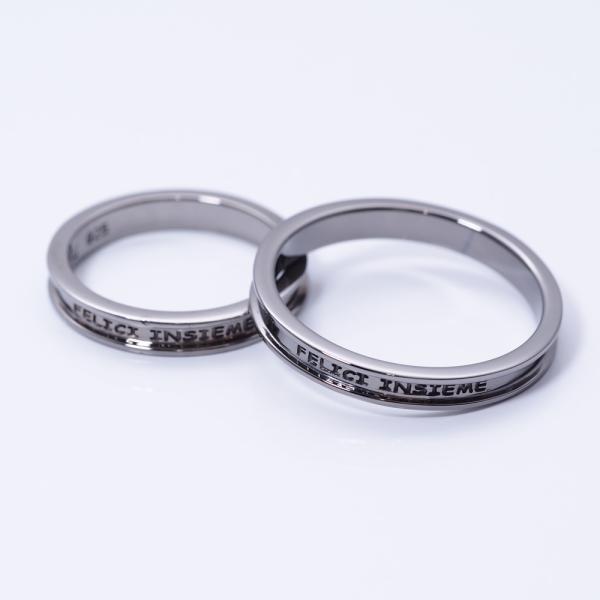 商品説明特徴 「FELICI INSIEME  」 「ふたりの幸せ」を意味するイタリア語メッセージが刻印されています サイズ 7号・8号・9号・10号・11号・12号・13号・14号・15号・16号・17号・19号・21号・23号シンプルな...