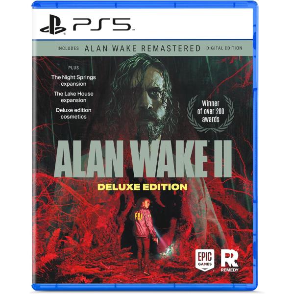 【発売日：2024年10月22日】【デラックスエディション内容】・ALAN WAKE II（ディスク版）・ALAN WAKE REMASTERデジタルエディション（ダウンロード版）・「ナイト スプリングス」拡張パック・「レイクハウス」拡張パ...