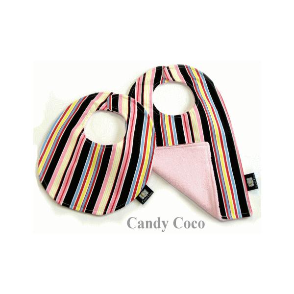 出産祝い女の子ギフト4点セット送料無料。ベビースタイよだれかけ２枚組＆おむつ替えマット＆おむつポーチ4点キャンディココブランドの人気ギフトセットです。実用的なおむつベビー用品ですので、すぐ使えてママがもらって嬉しい喜ばれるギフト。・マット＆...