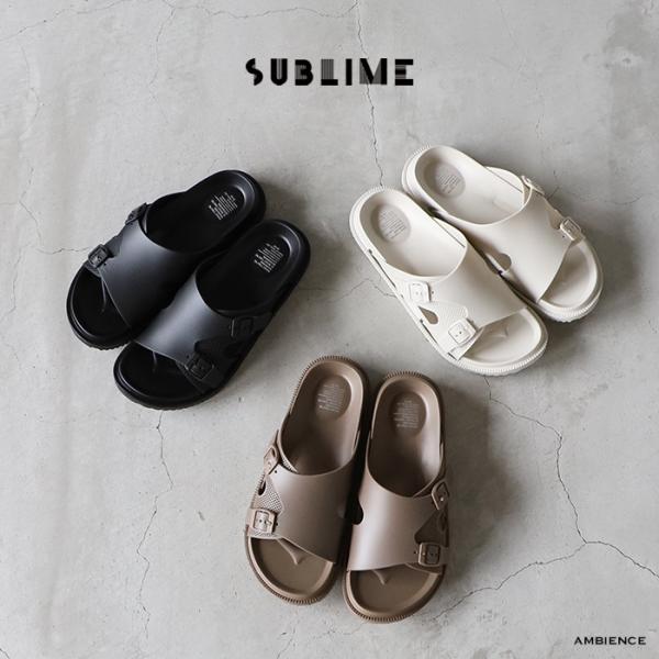 ブランドSUBLIME(サブライム)商品名EVAER SANDALS概要スポーツ＆カジュアルをベースに、幅広いジャンルのスタイルをミックスし、アクセントのきいたラインナップを展開する「SUBLIME」より、ラバー仕様のサンダルが登場です。あ...