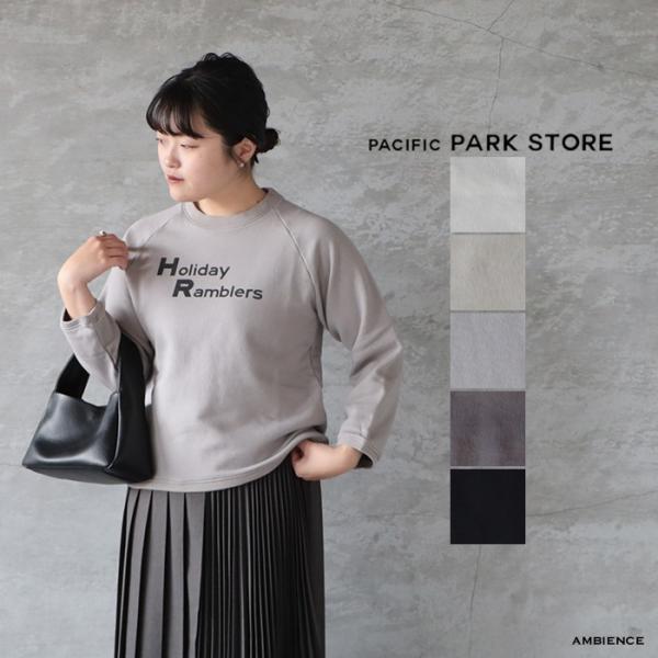 ブランド PACIFIC PARK STORE(パシフィックパークストア)商品名 裏毛ラグランプルオーバー Holoday Ramblers概要 カジュアルながらも大人っぽく着こなせる、ロゴ入り裏毛ラグランプルオーバー。フロントにはさりげな...