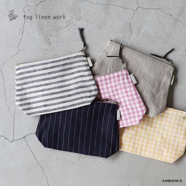 ブランドfog linen work フォグリネンワーク商品名クリスポーチ概要外出用の化粧品やハンカチなどを入れるのにちょうどいいサイズのポーチ。底面にマチがあるので、見た目以上にたっぷりと収納できます。色柄によって、メイク道具や、歯ブラシ...