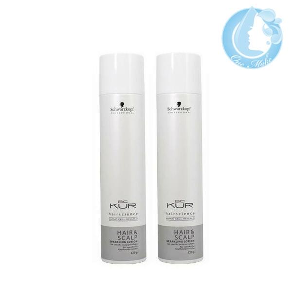 ■ ハリと潤いに満ちた頭皮に導く薬用育毛剤■ 220g×2個■ 【2個セット】 シュワルツコフ BCクア 薬用育毛スパークリングローション 220g