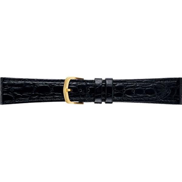 SEIKO BAND セイコー バンド 替えベルト 牛革ワニ型押（切身はっ水ステッチ付）17mm幅 型番:DAB2 性別:紳士用 ベルト種類:牛革ワニ型押（切身はっ水ステッチ付） 間幅:17mm 尾錠幅:14mm ベルト色:黒色 ステッチ色...