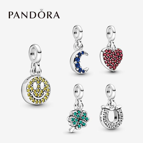 【ブランド名】パンドラ【シリーズ名】チャーム【商品番号】PD-PMC2【種類】ブレスレット【カラー】スマイル：798395NLY月：798375NBTハート：798981C01クローバー：798974C01蹄鉄（ていてつ）：798379CZ...