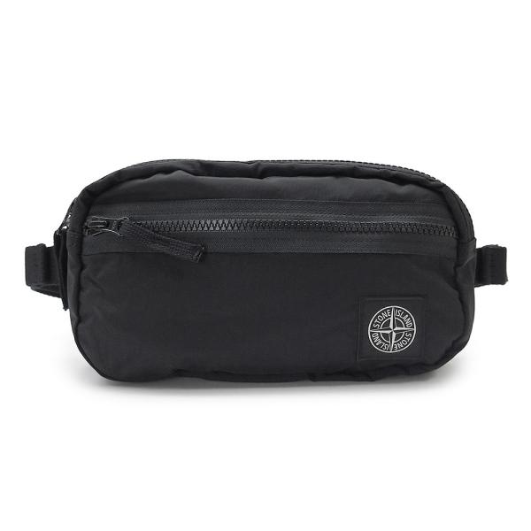 ストーンアイランド ベルトバッグ ボディバッグ ウエストポーチ Outline Compass ロゴ ブラック 黒メンズ バッグ ファッション ギフト プレゼント 誕生日 記念日 父の日STONE ISLAND L1S159200014 S...