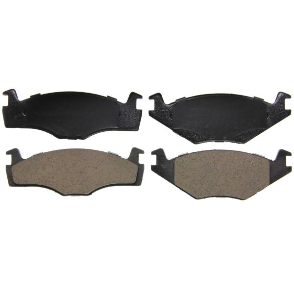 商品名: Wagner QuickStop ZD280セラミックディスクパッドセット、フロント Wagner QuickStop ZD280 Front Disc Brake Pad Set for 1984 Volkswagen Rabb...