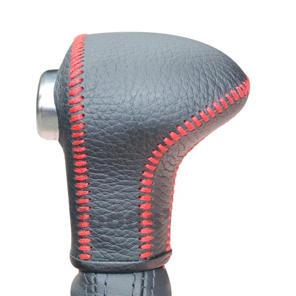 商品名: JI Loncky レザーギアシフトノブカバー ブラック TFF0P2E JI Loncky Leather Gear Shift Knob Cover for 2013-2016 Audi A4 Audi A5 /2012-20...