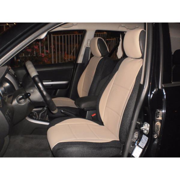 商品名: 2つのフロントMix真ん中&amp;合成(サイド)カスタム車シートカバー ? スポンジ/ Foam Padding ? Fits Onボルボs60 Seats Fits VOLVO S60 2015-........ VX3100...