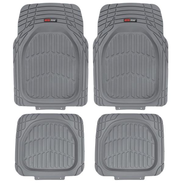 商品名: Motor Trendトータスシリーズ ゴム製フロアマット グレイ MT-921-GR Motor Trend MT-921-GR FlexTough Tortoise - Heavy Duty Rubber Floor Mats...