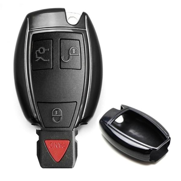 商品名:  iJDMTOY Exact Fit Gloss Metallic Black Smart Remote Key Fob Shell Compatible with Mercedes-Benz C E S M CLS CLK GL...