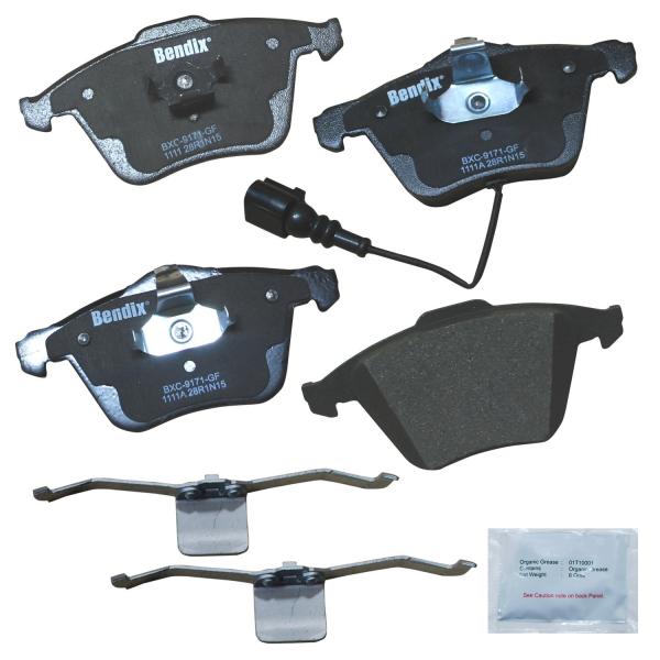 商品名: BENDIX〓 プレミアム銅不使用 CFC1111A Bendix Priority1 CFC1111A Ceramic Front Brake Pads for Volkswagen CC 2012-2009, Passat 2...
