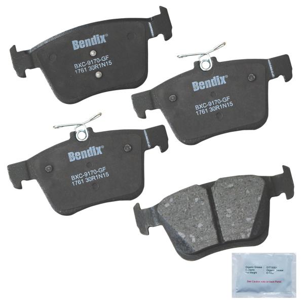 商品名: Bendix CFC1761プレミアム銅フリーセラミックブレーキパッド（後部） Bendix Priority1 CFC1761 Rear Brake Pads for Audi A3,Quattro,Sportback e-tr...
