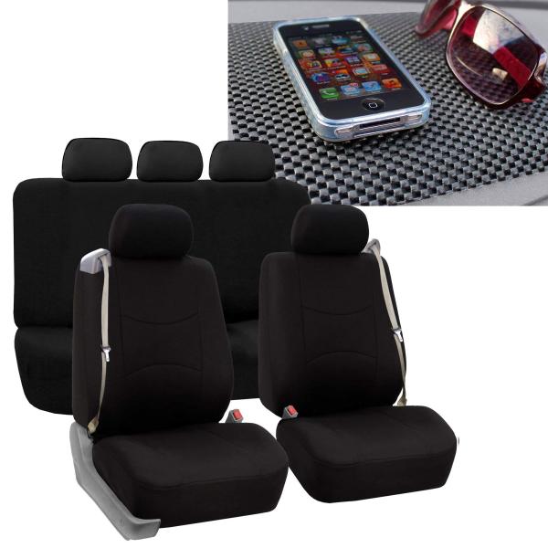 商品名: FHグループfh-fb351115すべて目的フラットクロス組み込みシートベルト車シートカバーエアバッグ互換性と分割ベンチwith FHグループfh1002ノンスリップダッシュPadフィットほとんどの車、トラック、SUV、やバン ブ...