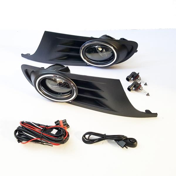 商品名:  LEDIN Fog Lights for 2010-2014 Golf MK6 Jetta (OE Style Clear Lens with Switch, Wires, Bulbs, Bezels)ブランド: LEDIN高さ...