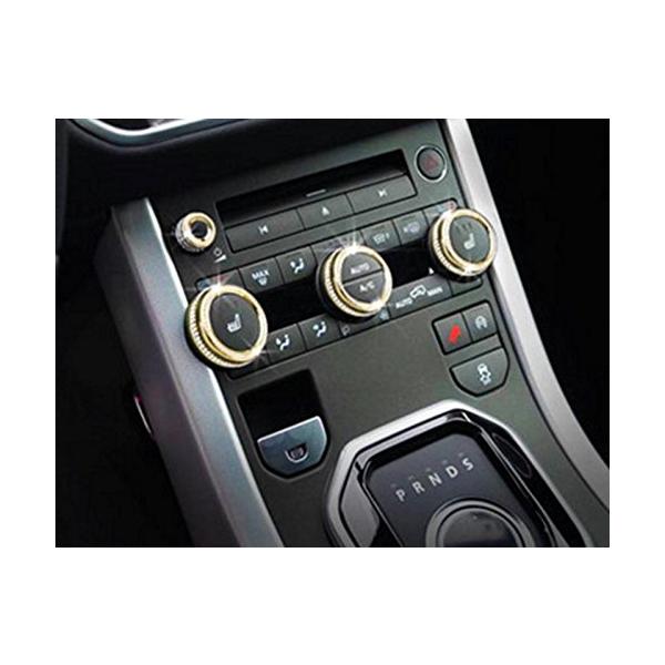 商品名: Eppar新しい装飾Air Conditionコントロールカバー4pcs for Land Rover Range Rover Evoque 2013 ? 2016 Golden シルバー EPYCLR00002290 Eppar...