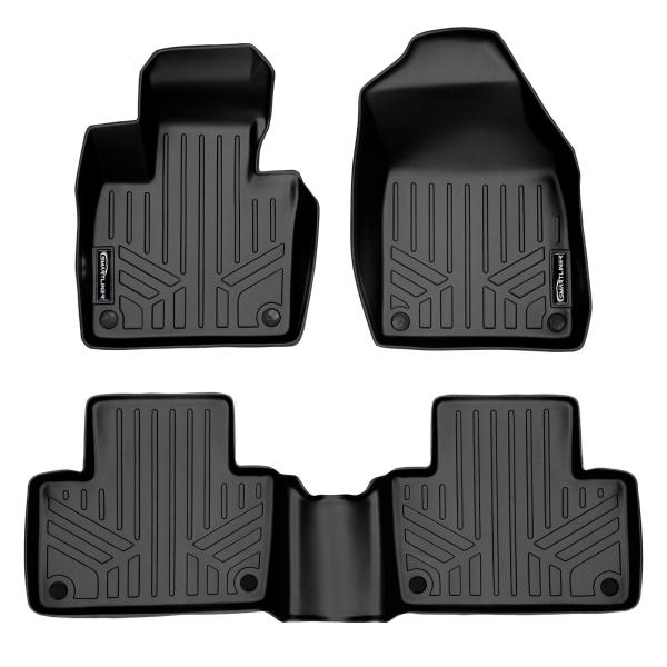 商品名: MAXFLOORMAT フロアマット ボルボ XC90 ( 2016 - 2017 ) 用 2 列セット ( ブラック ) MAXLINER Floor Mats 2 Row Liner Set Black for 2016-20...