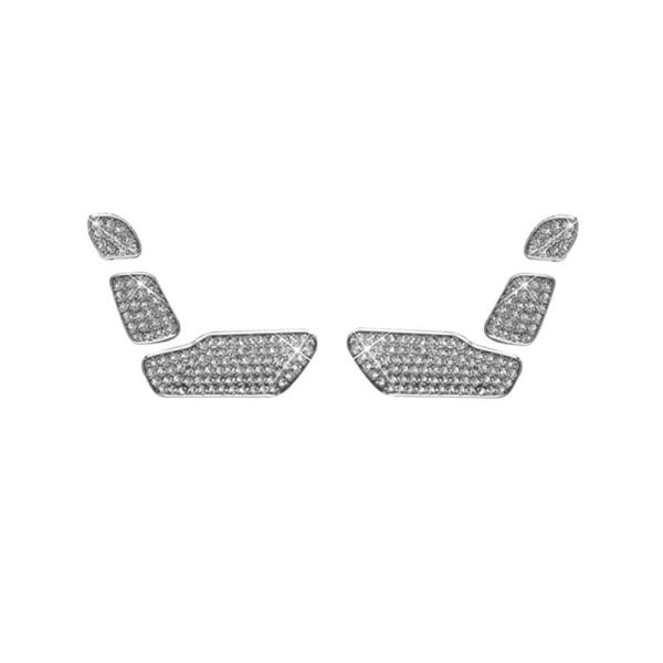 商品名: メルセデスベンツインテリアデコレーションクリスタル Seat Adjust Button Silver シルバー 1797 1797 Compatible Seat Adjust Buttons Caps for Mercedes...