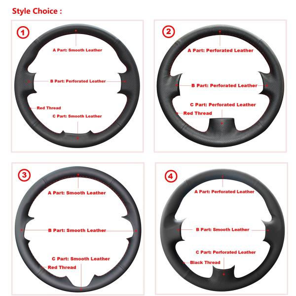 商品名:  Ablee Loncky Microfiber Leather Car Steering Wheel Cover for 2007 2008 2009 Volkswagen VW Passat/2007 2008 2009 VW...