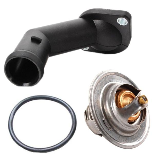 商品名: TOPAZ エンジンクーラントサーモスタットキット Thermostat Kit CPOT13KIT005 TOPAZ 050121113C+06A121121C Thermostat + Housing Cover + O-Ri...
