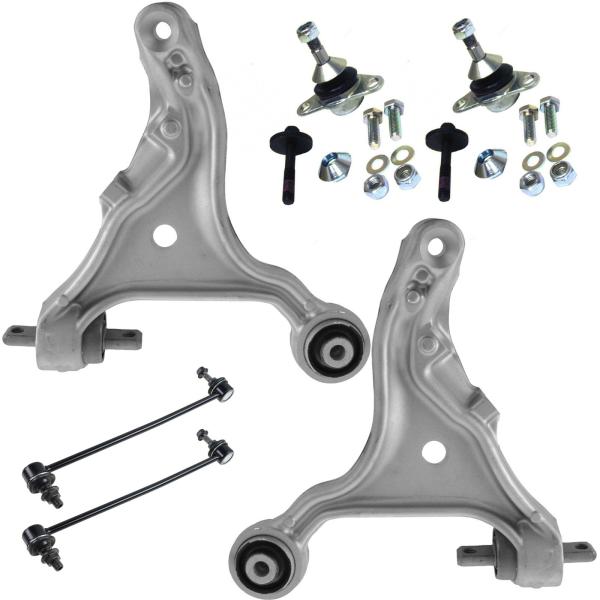 商品名: 6ピースキットコントロールアームボールジョイントスウェイバーリンクLH RHセット ボルボS60 V70用 6 Piece Kit Control Arm Ball Joint Sway Bar Link LH RH Set fo...