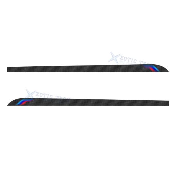 商品名: 2×2.15M スポーツ Performance サイドスカートストライプデカールステッカー #ST88 Xotic Tech 2X Sport M Performance Side Skirt Door Sill Stripe ...