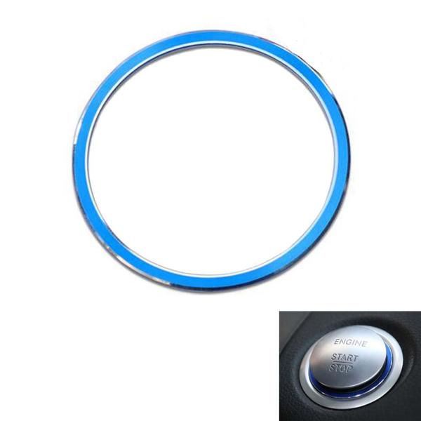 商品名:  VIGORWORK Car Styling,Car Engine Start Car Ignition Switch Cover Decorative Ring for Benz a Class C GLA C260L Blue...