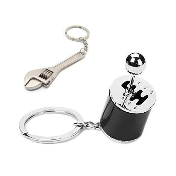 商品名: GT//Rotors 6速マニュアルギアボックス トランスミッション シフト フィジェットトイ キーチェーン [無料ボーナス:ミニ調整可能レンチキーチェーン], ブラック, One Size GT//Rotors Six Spee...