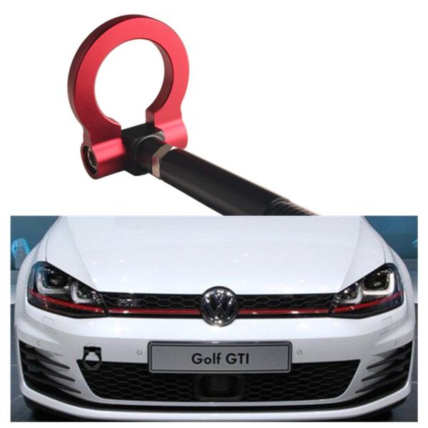 商品名: Dewhelゴルフ7牽引フック レッド DE-8230 Dewhel JDM Aluminum Track Racing Front Rear Bumper Car Accessories Auto Trailer Ring Ey...
