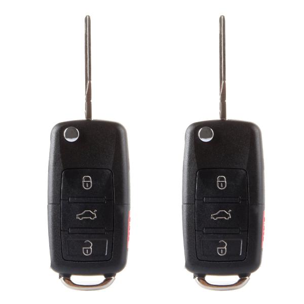 商品名: cciyu キーレスエントリーリモートスマートキーフォブシェルケース 2000-2005 Volkswagen Beetle 1.8L 2000-2006に適合 Volkswagen Beetle 1.9L 4ボタン HLO1J0...