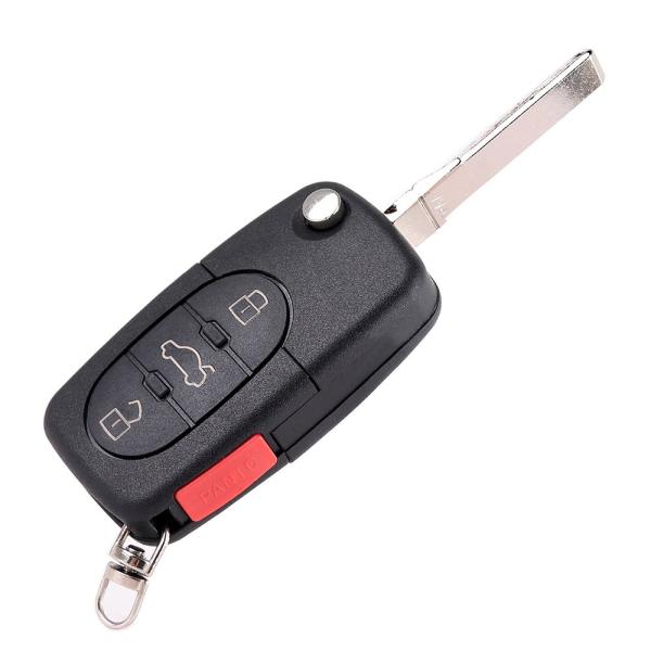 商品名: SCI ブラック 057221-5206-1148022441 SCITOO 1pc Key Fob Keyless Entry Remote Uncut fit for Audi S4 S6 S8 A4 A6 A8 Quattr...