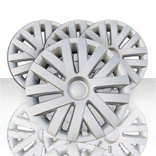 商品名: Auto Reflections 4個セット 16インチ ダブルスポークホイールカバー フォルクスワーゲンジェッタ2010-2014用 シルバー Auto Reflections Set of 4 16" 7 Double Spo...