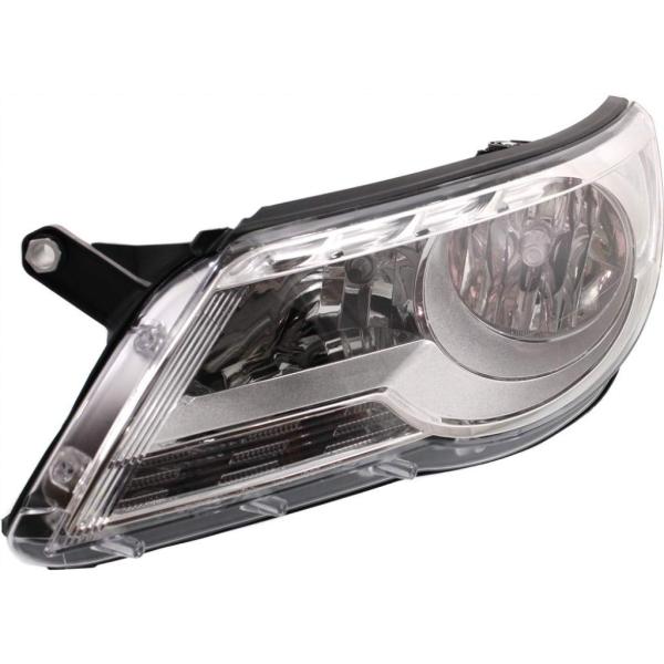 商品名:  For Volkswagen Tiguan Headlight 2009 2010 Driver Side DOT Certified Bulbs Included VW2502143 - Replaces 5N1 941 03...