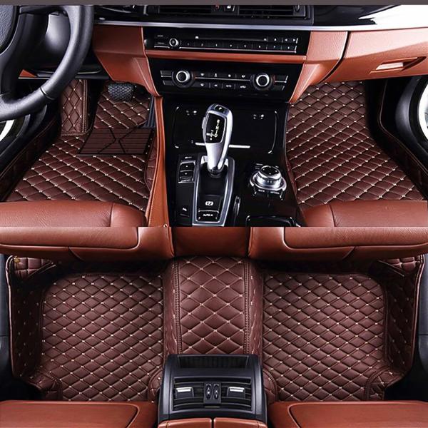 商品名:  Manlon Technology Floor Mats for Volkswagen Scirocco Custom-Fit 2009-2016 All Weather Auto Carpets (Coffee)ブランド: M...