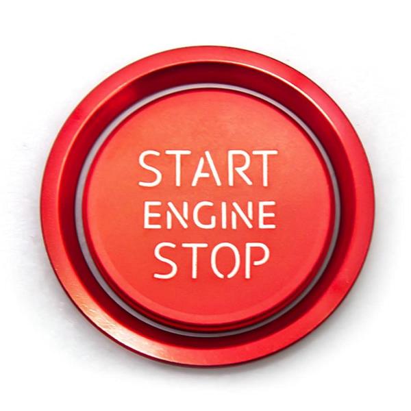 商品名:  Xotic Tech Aluminum RS Style Keyless Start Engine Stop Push Button &amp; Surrounding Ring Stickers Cover Trim Comp...