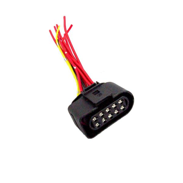 商品名:  CNUPSM Headlight Wiring Pigtail Connector Plug 10pin HID Xenon 1J0973735 1J0 973 735 Compatible with Audi VW A3 A4...