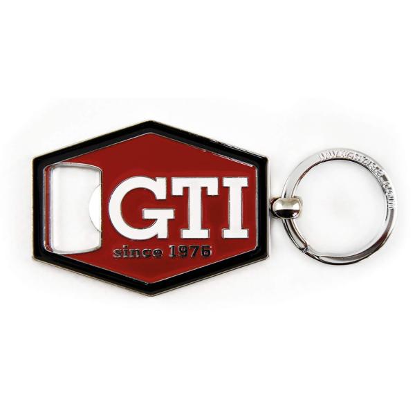 商品名: BRISA VW コレクション フォルクスワーゲン キーチェーン リング キーチェーン アクセサリー キーホルダー ボトルオープナー付き GTIデザイン (六角形/レッド) BRISA VW Collection - Volksw...