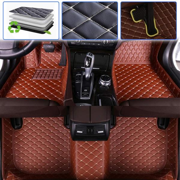 商品名:  SureKit Car Floor Mats Compatible with Audi S1 (4-Doors) 2014-2018 Floor Liner Waterproof Anti-Skid Luxury Leather...
