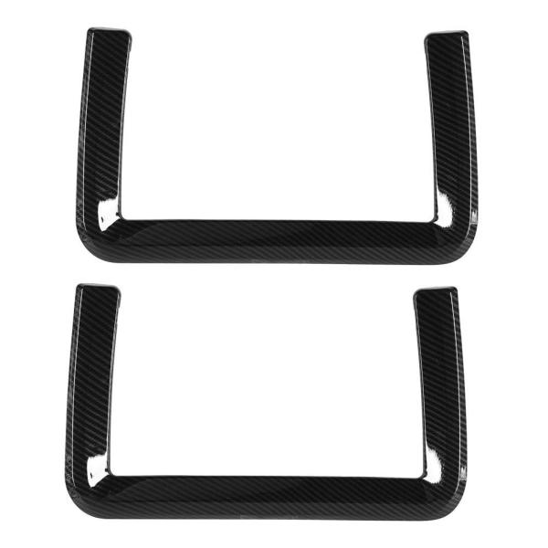 商品名:  Suuonee Seat Back Frame, 2Pcs Carbon Fiber Car Left Seat Back Net Frame Trim for Land Rover Discovery Sport 15-17ブ...
