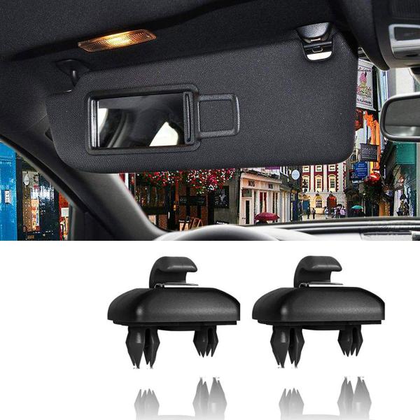 商品名:  Emoly 2 Pack Portable Interior Sun Visor Hook Clip Bracket for Audi A1 A3 A4 A5 Q3 Q5(8E0 857 562) - Blackブランド: Em...
